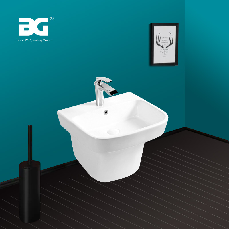 New Product Irregular Shape Wall Hung Mounted Sink Ceramic Small Hand ...