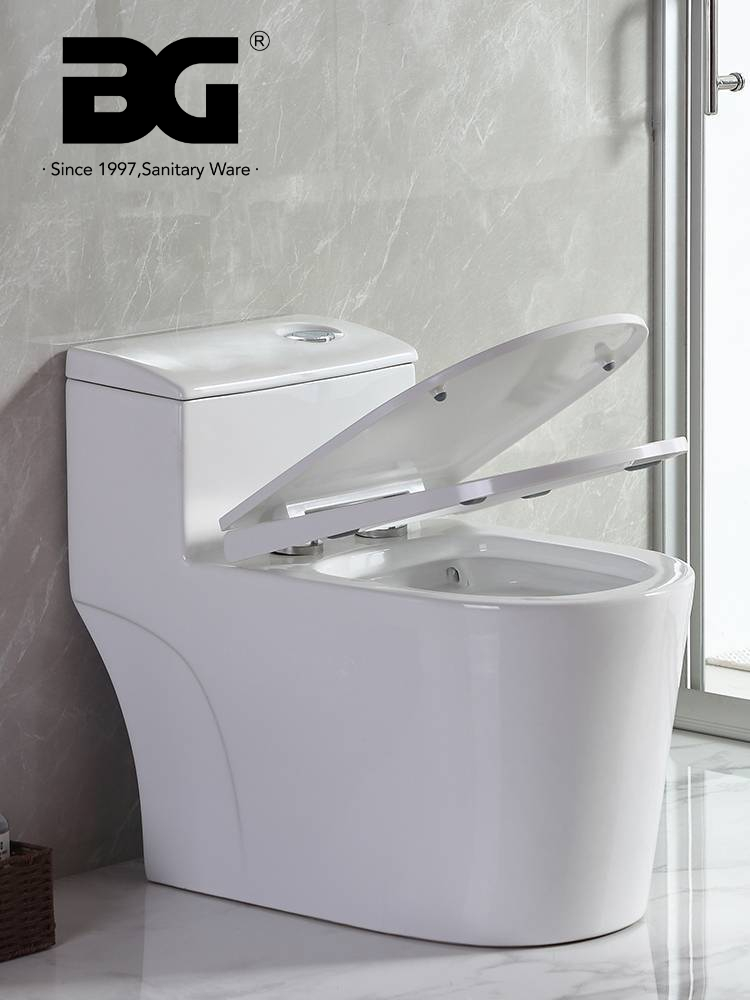 Household Siphon Water Closet One Piece Ceramic Sanitary Wares Bathroom ...